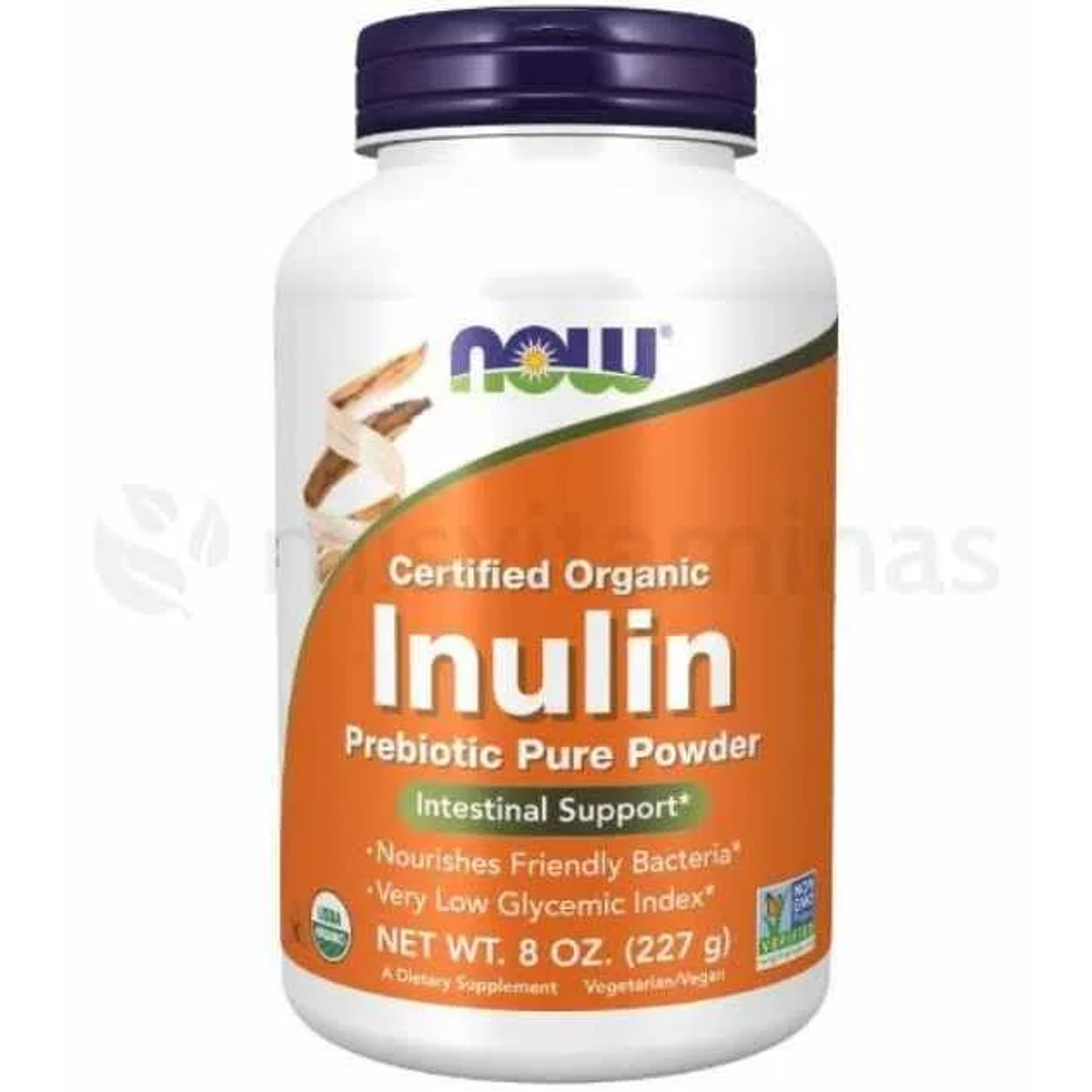 Inulina Organica Certificada Now | Mis Vitaminas