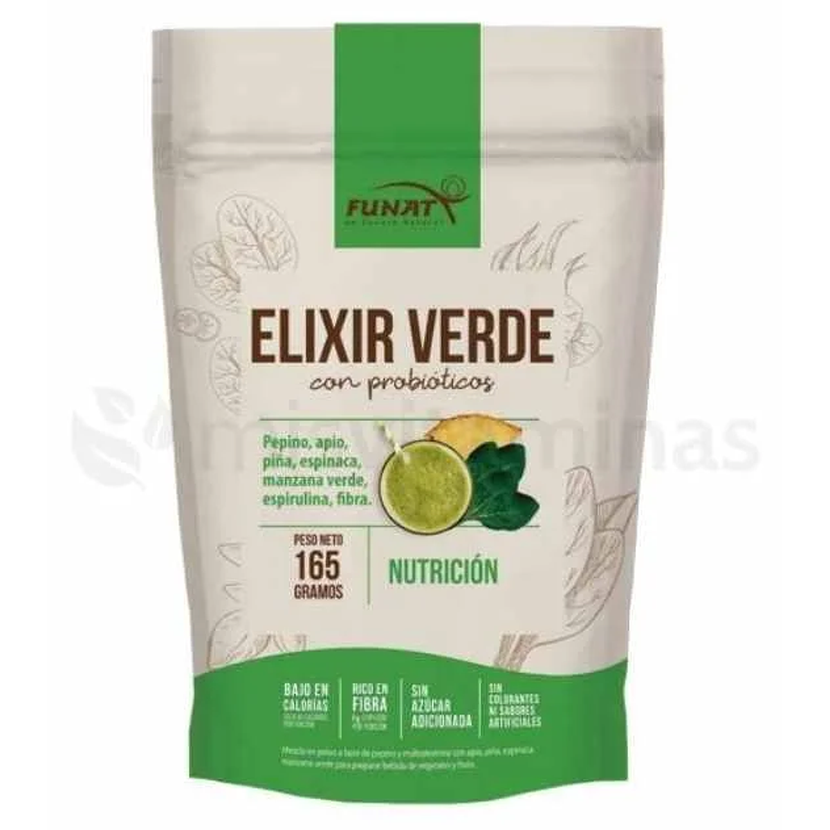 Elixir Verde Con Probioticos Funat | Mis Vitaminas