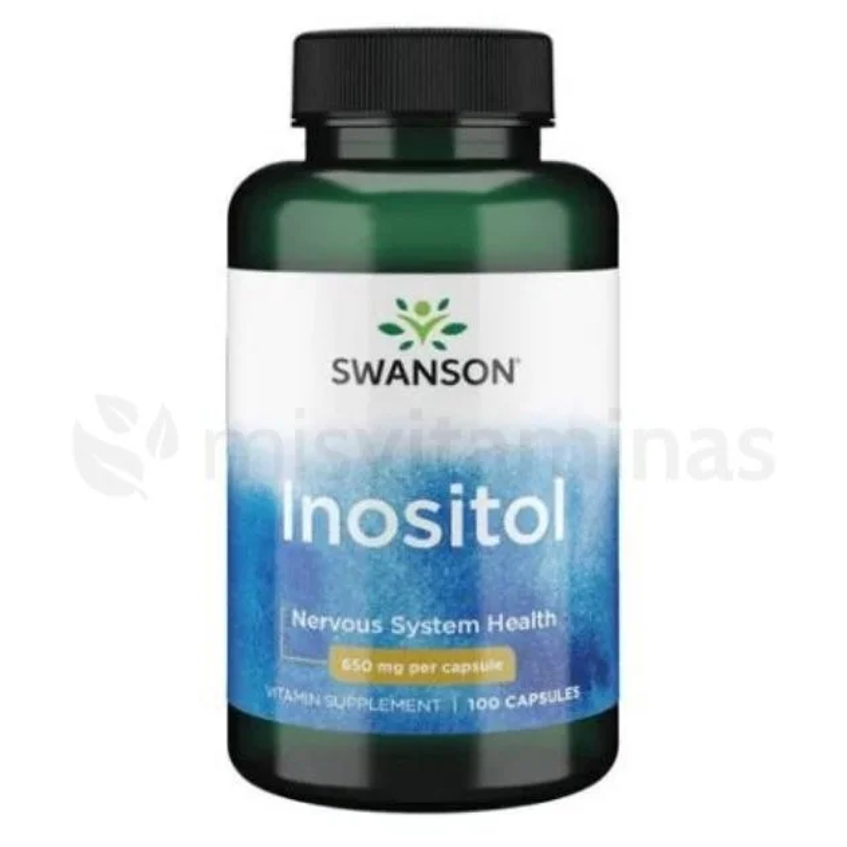 Inositol 650 mg Swanson 100 Capsulas