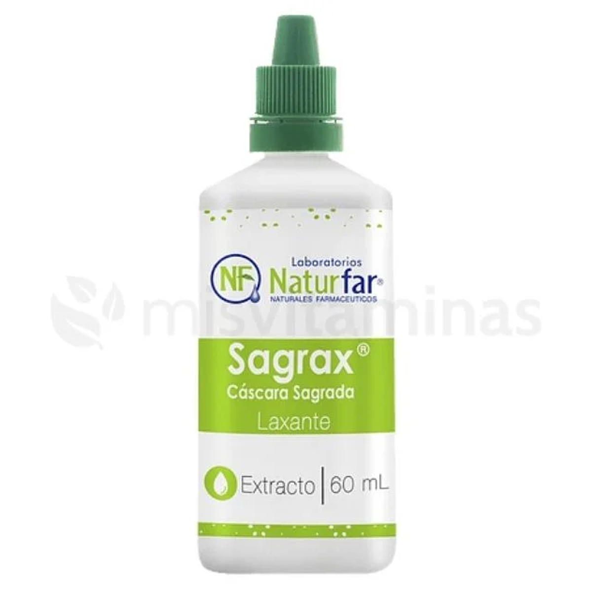Sagrax Cascara Sagrada 60 ml Naturfar Gotas | Mis Vitaminas