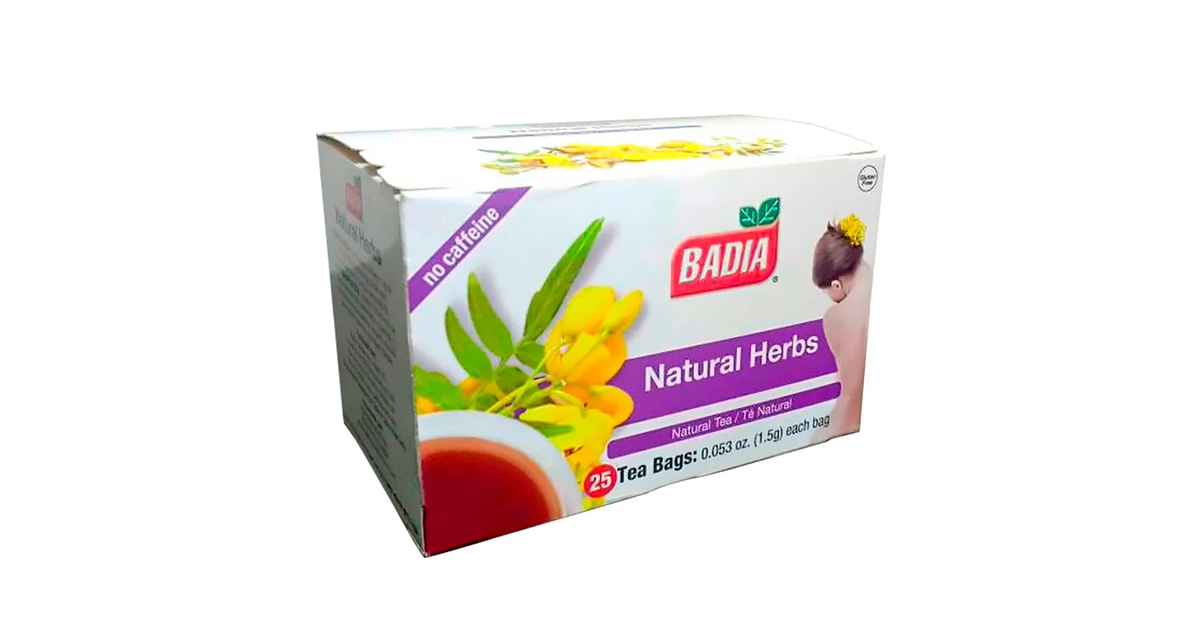Té Badia Natural Herbs 25 sobres (1.3g) | Mis Vitaminas