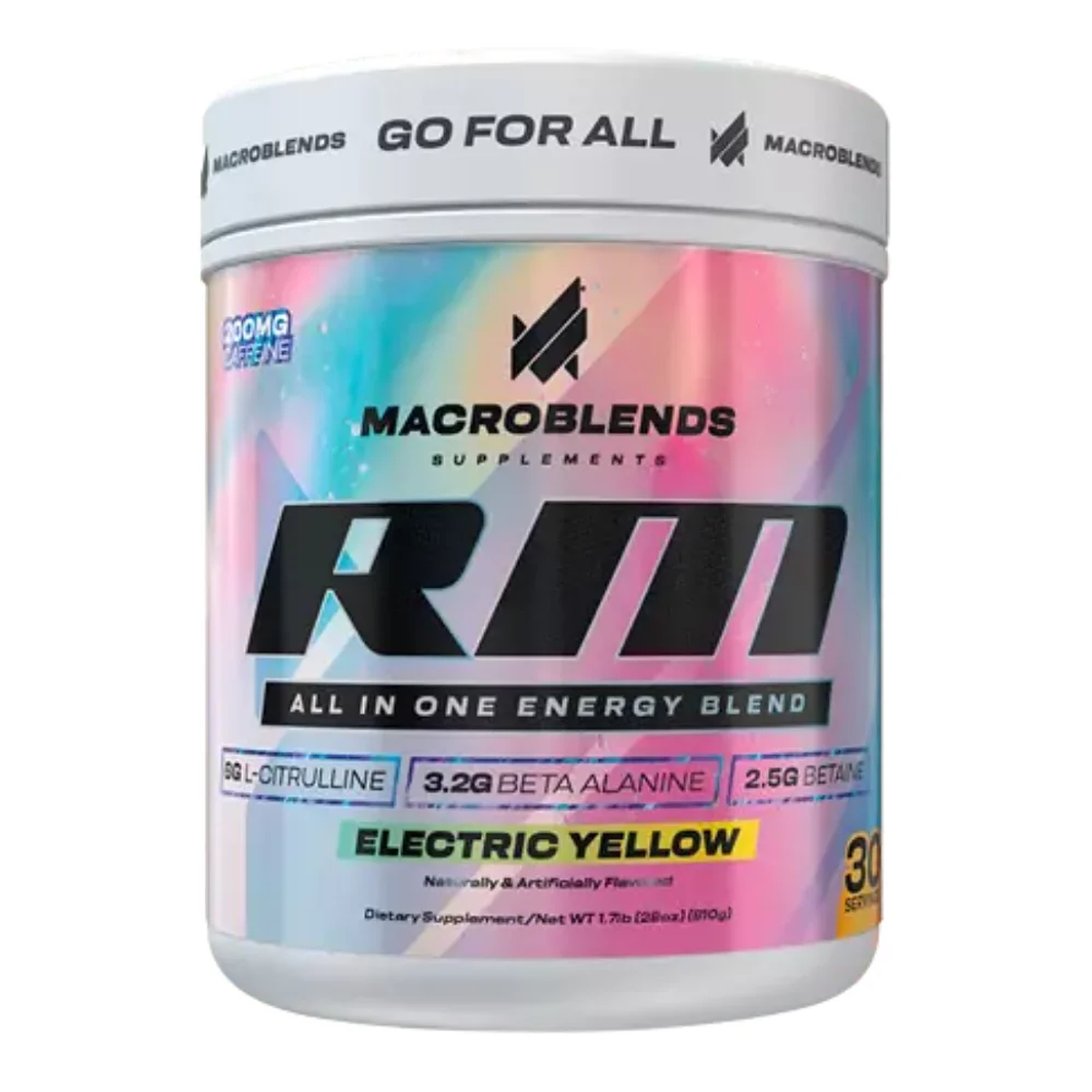 RM Pre Entrenamiento 30 servicios Macroblends | Mis Vitamina