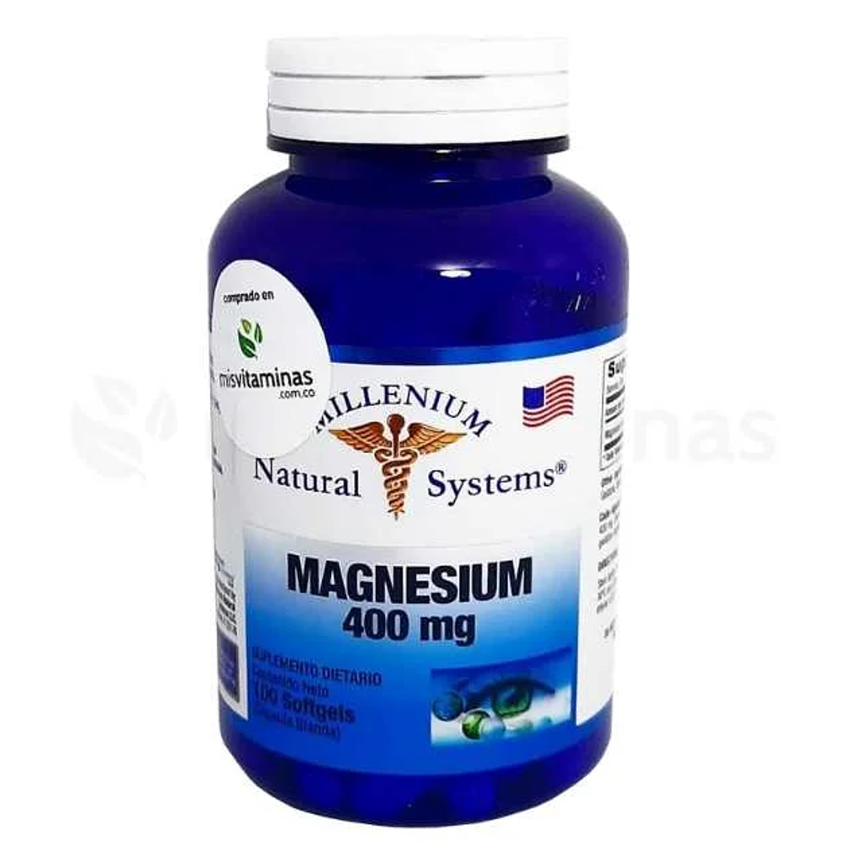Magnesium 400 mg Natural Systems | Mis Vitaminas