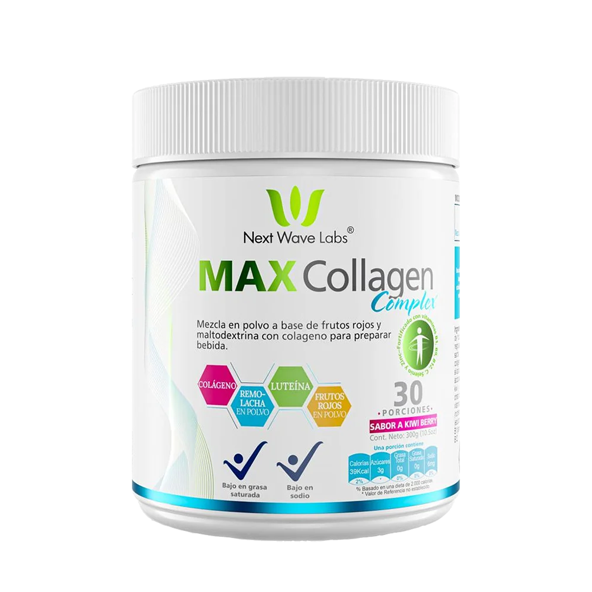 Max Collagen 300 gramos Next Wave | Mis Vitaminas