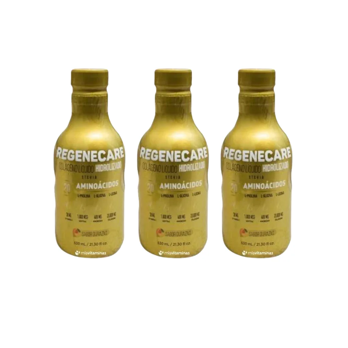 Combo Colágeno Líquido Hidrolizado Regenecare por 3 Unidades