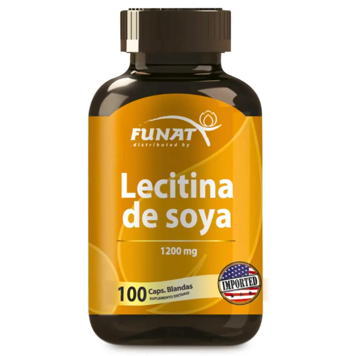 Lecitina de Soya 1200 mg Funat 100 Softgels