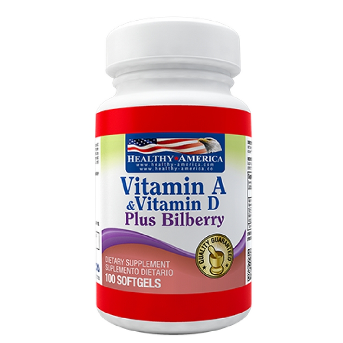 Vitamina A & D 100 softgels Healthy America