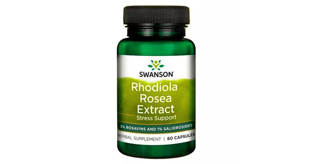 Rhodiola Rosea Extract 60 Cápsulas Swanson