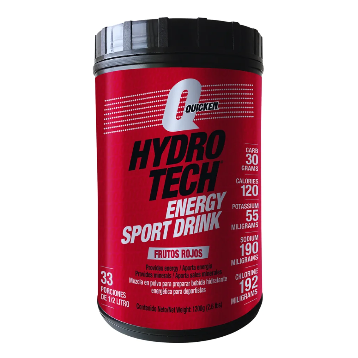 Quicken Hydrotech 1200 gr Frutos Rojos | Mis Vitaminas