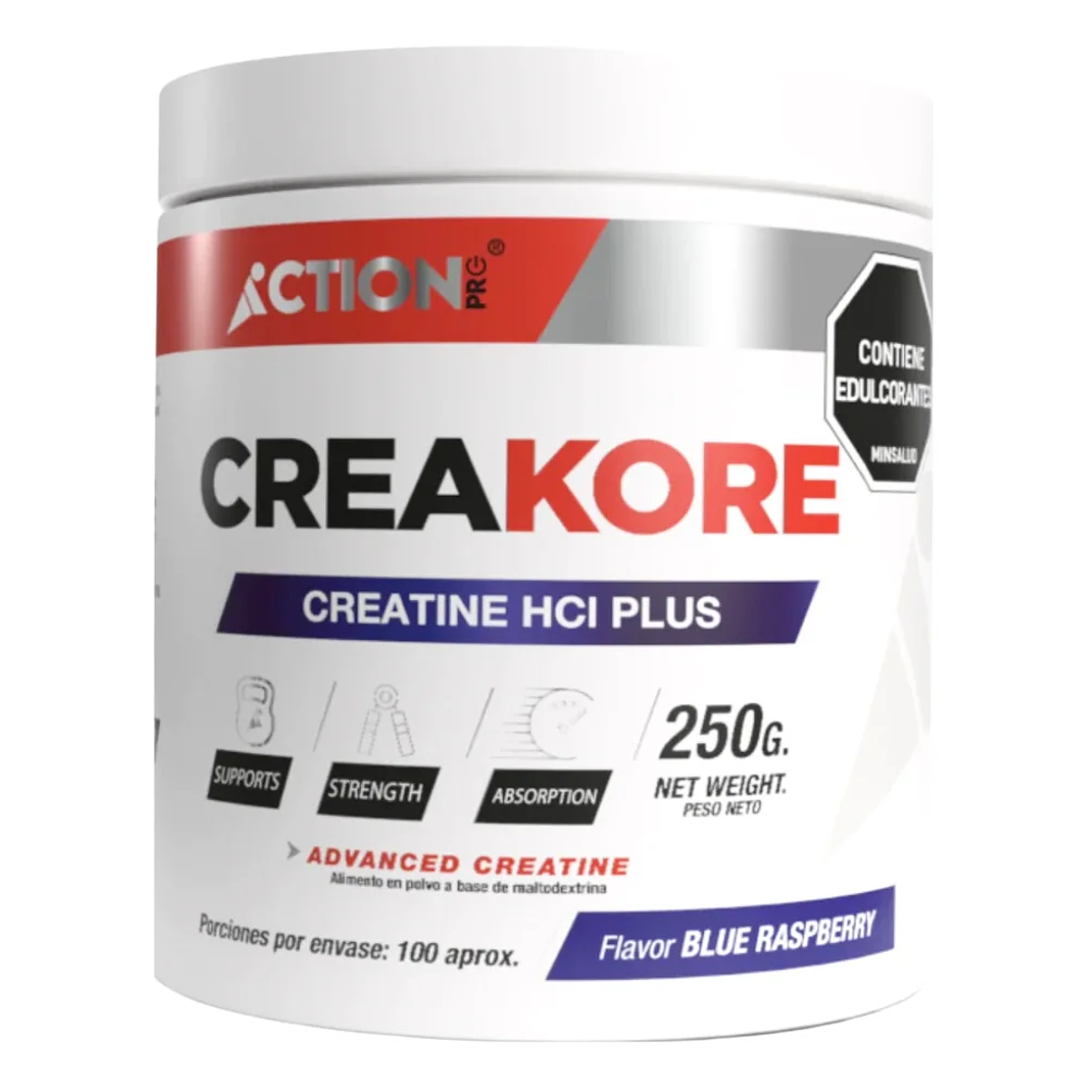 Creakore Creatina HCI Plus 250 g Action Pro | Mis Vitaminas