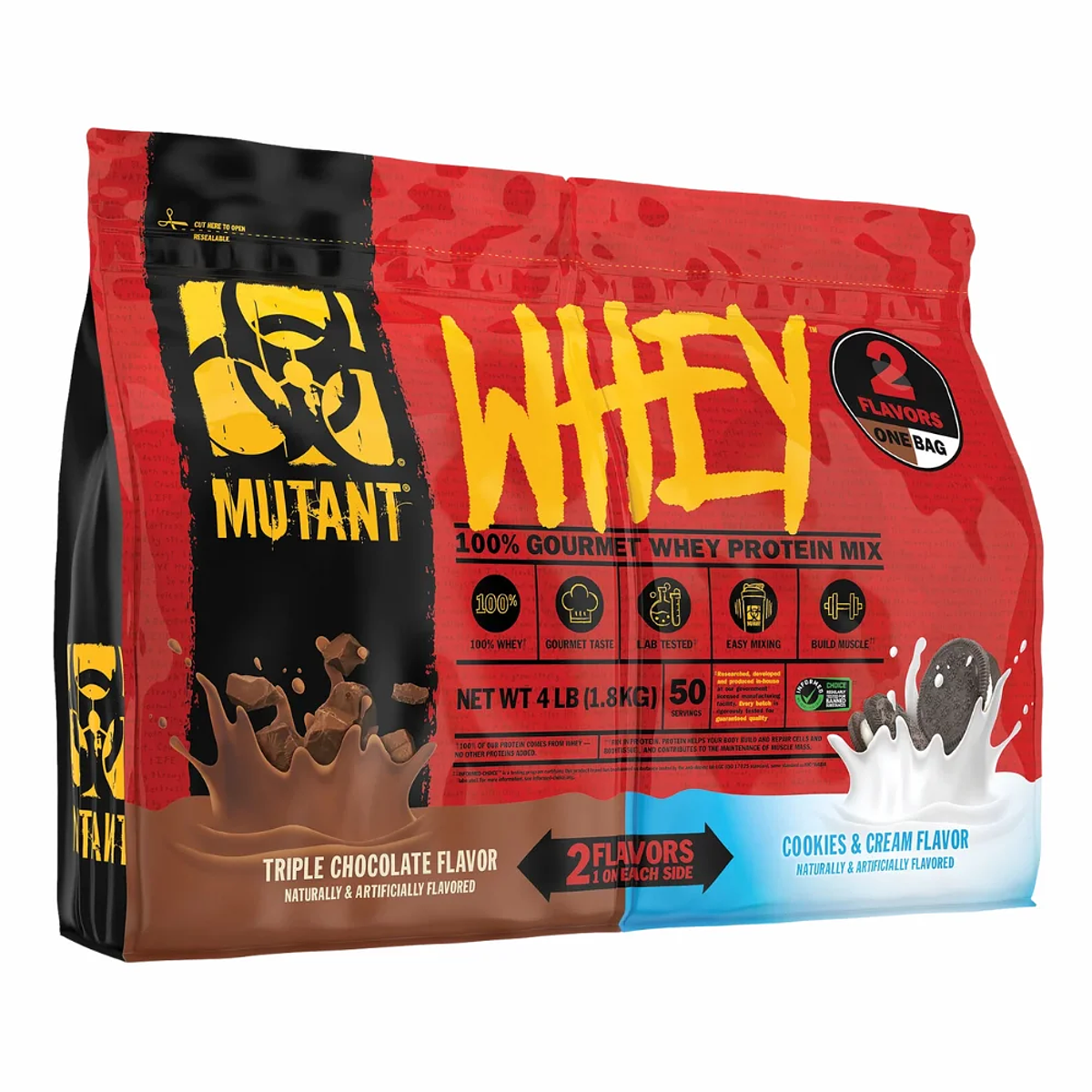 Whey Triple Chocolate & Cookies 4 lb Mutant | Mis Vit...
