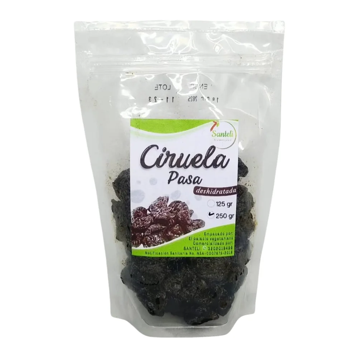 Ciruela Pasa 250 gr Santeli | Mis Vitaminas
