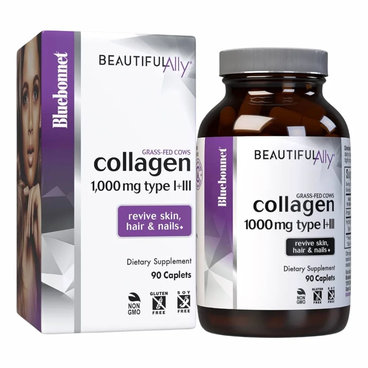 Beautiful Ally Collagen 90 Cápsulas Bluebonnet