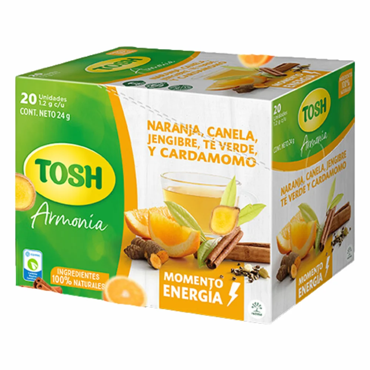 Infusión Aromática Momento de Energía 20 Unidades Tosh
