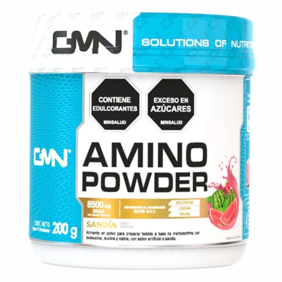 Amino Powder Sabor Sandía 200 gr GMN | Mis Vitaminas