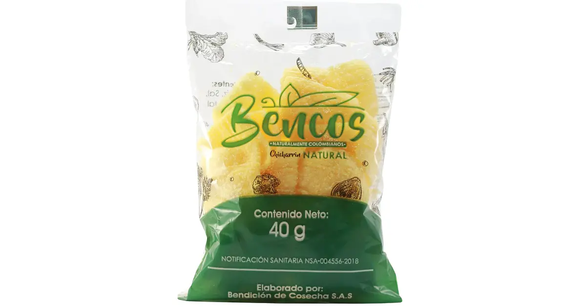 Chicharrin Natural 40 g Bencos | Mis Vitaminas