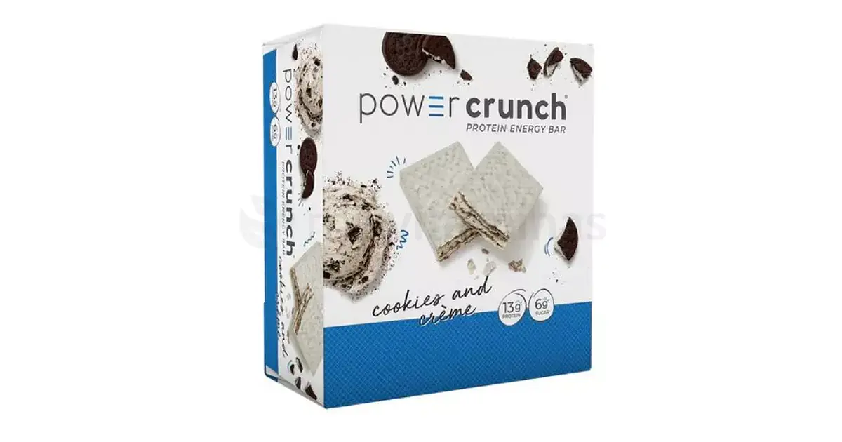 Power Crunch Cookies and Cream caja de 12 unidades