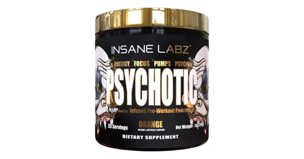 Psychotic Pre Workout Orange 200 gr Insane Labz