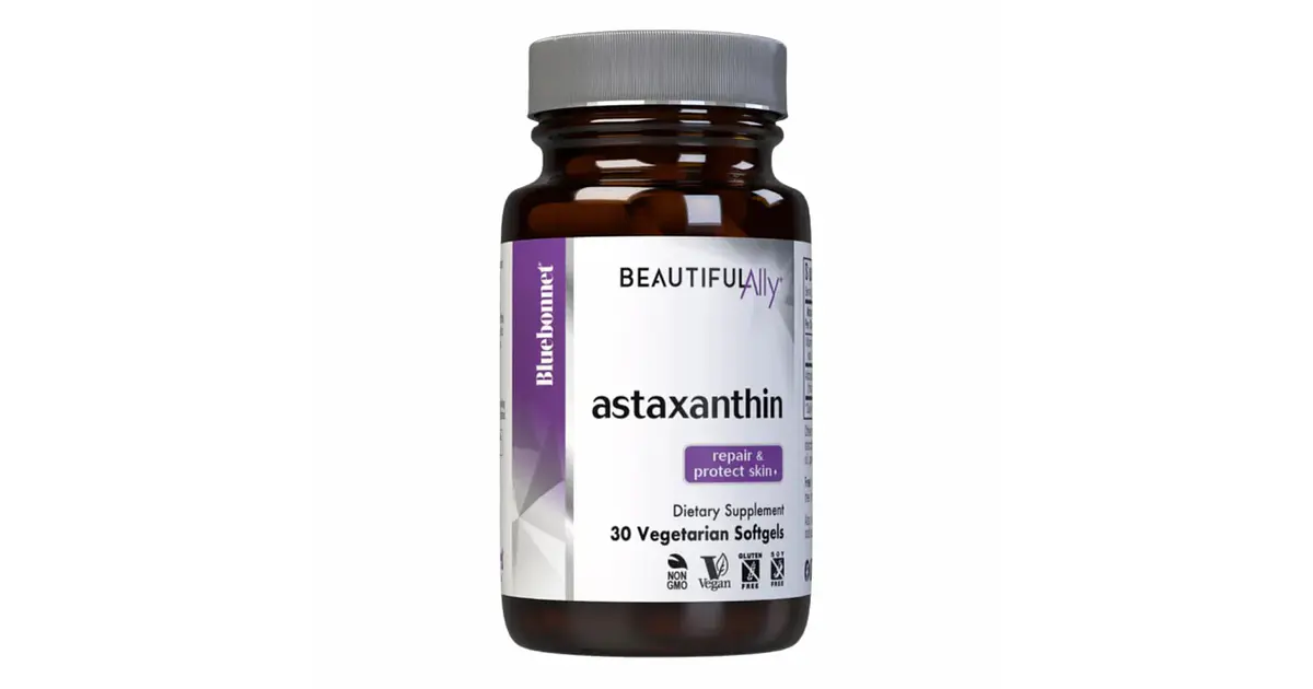 Beautiful Ally Astaxanthin 30 Cápsulas Bluebonnet