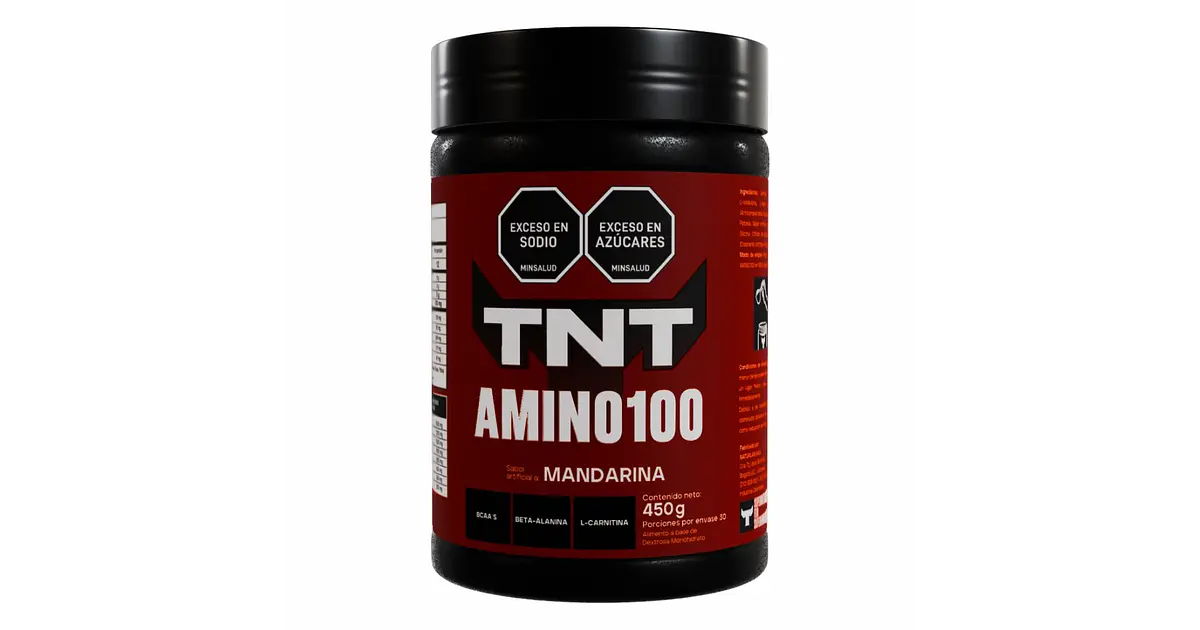 Amino 100 BCAAS Mandarina 450 gr TNT