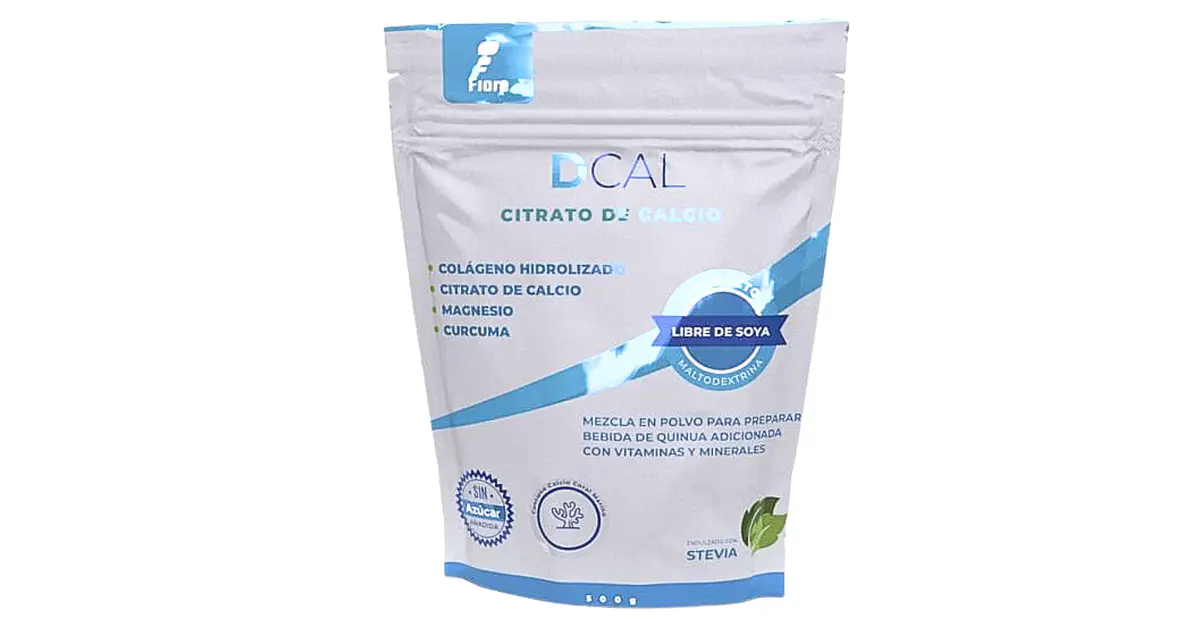 Dcal Citrato de Calcio 500 g Fiore | Mis Vitaminas