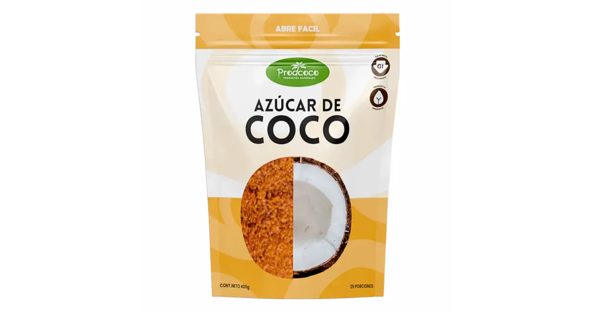 Azúcar de Coco 400 gr Prodcoco | Mis Vitaminas