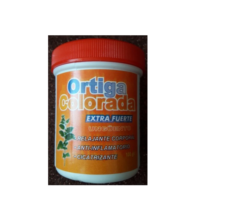 Crema Ortiga Colorada 100grs.