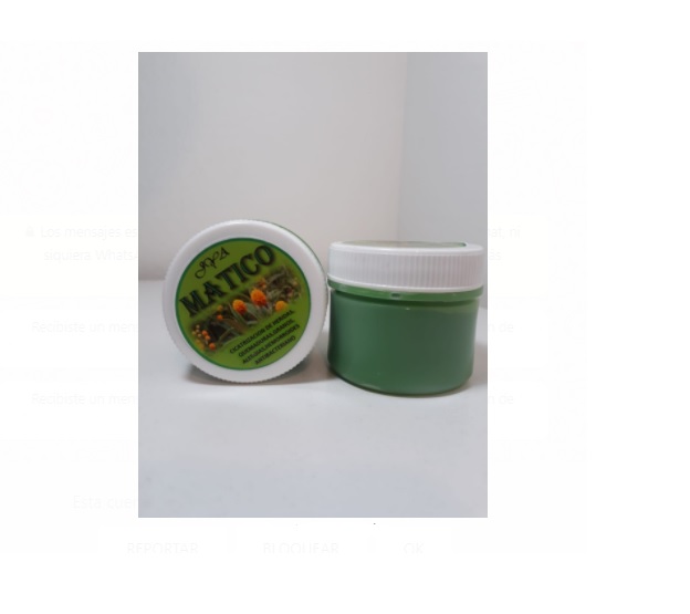 Crema de matico 40grs.