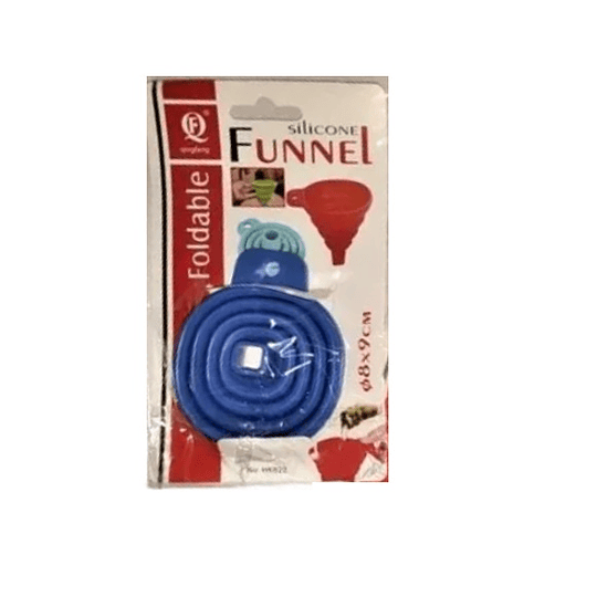 Embudo Silicona Plegable Multiuso - Azul