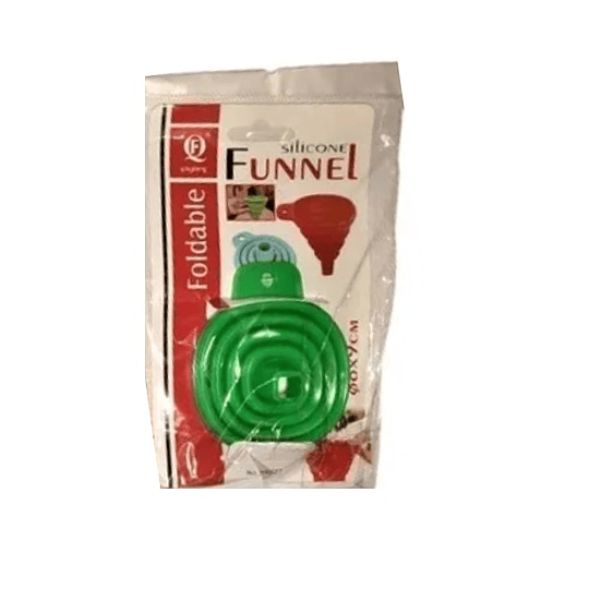 Embudo Silicona Plegable Multiuso - Verde