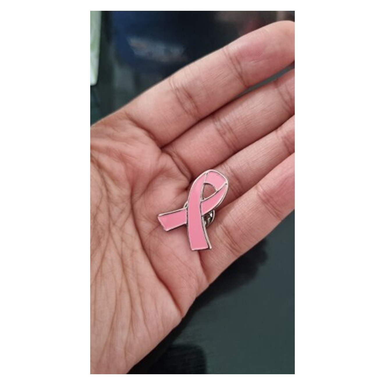 Pin Símbolo Cáncer de mama
