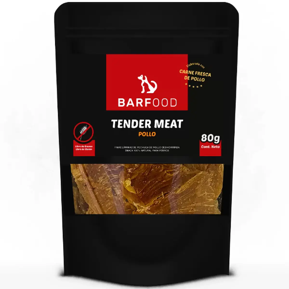 Barfood snack tender meat pollo 80 grs