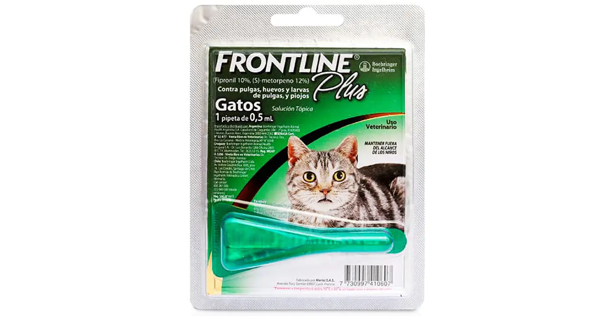 Frontline Plus gatos 1 pipeta 0,5 ml