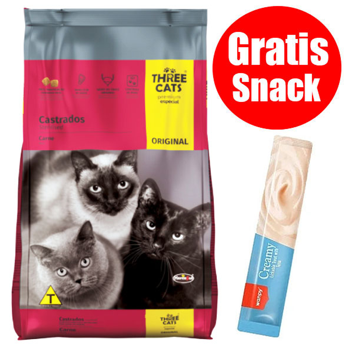 Alimentos Three Cats