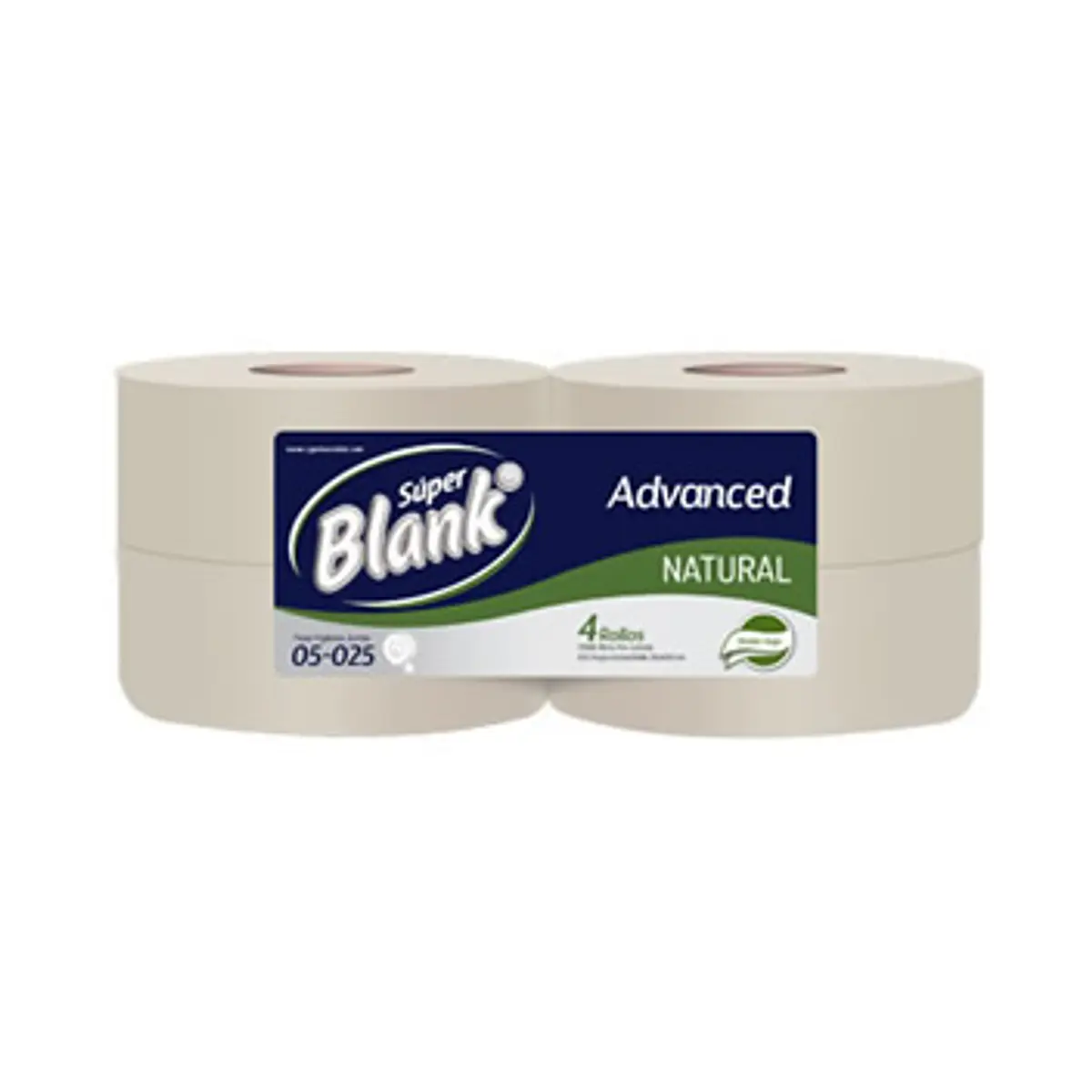 Super Blank advance natural doble hoja x 4 Unidades