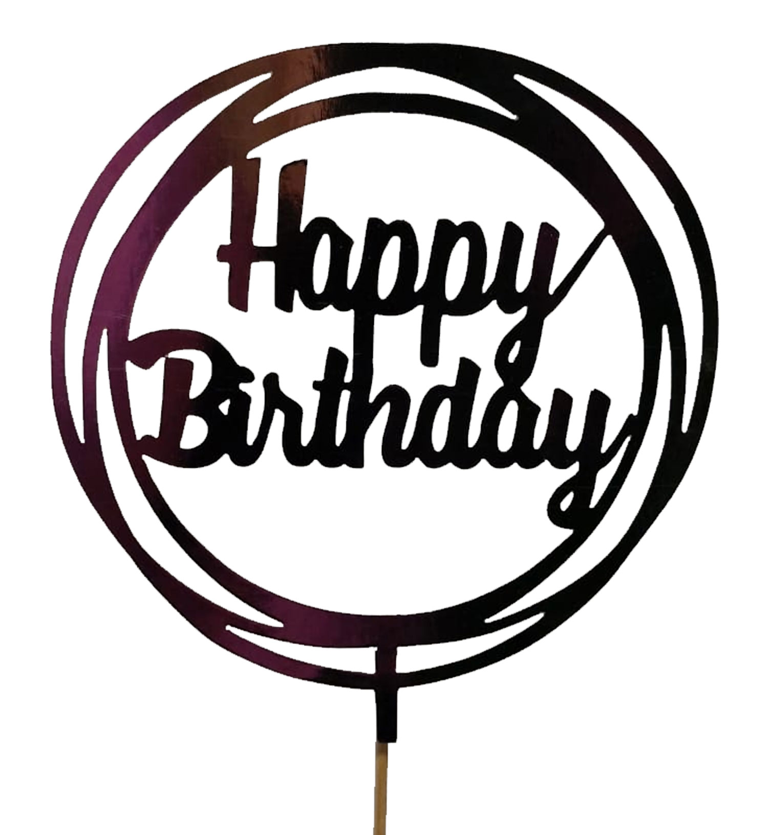TOPPER HAPPY BIRTHDAY CIRCULO