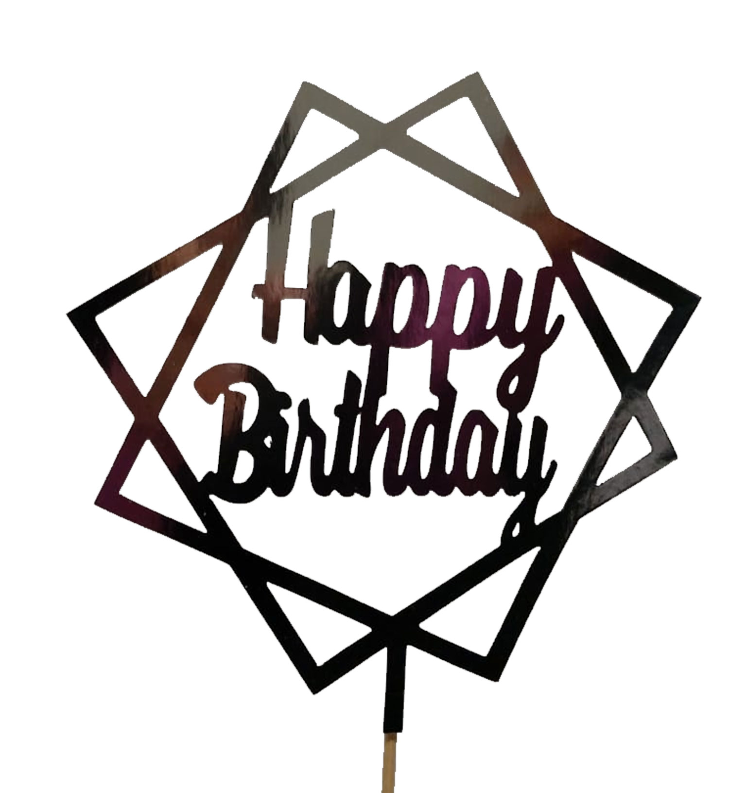 Set de 10 toppers Happy Birthday