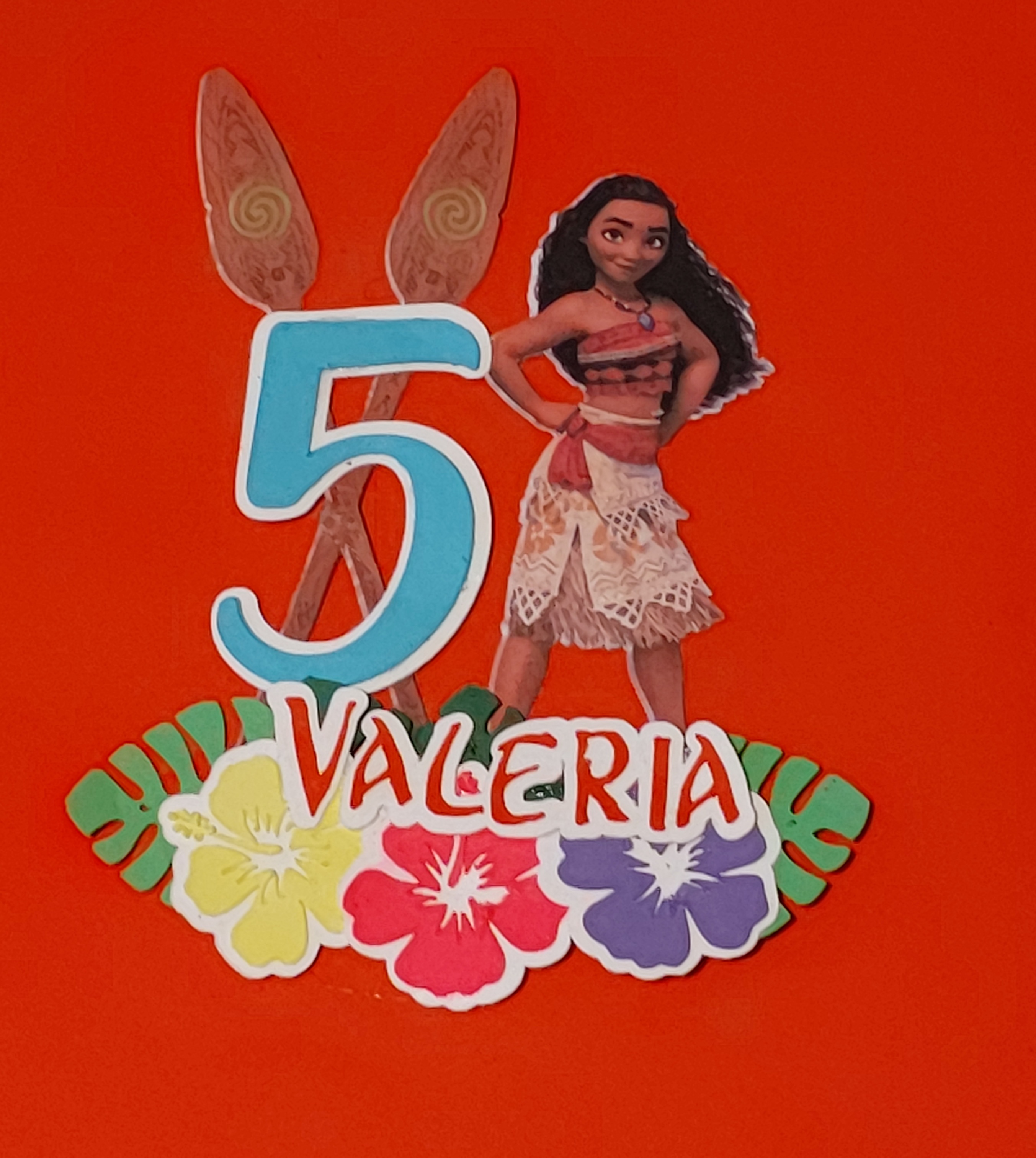 TOPPER MOANA PERSONALIZABLE