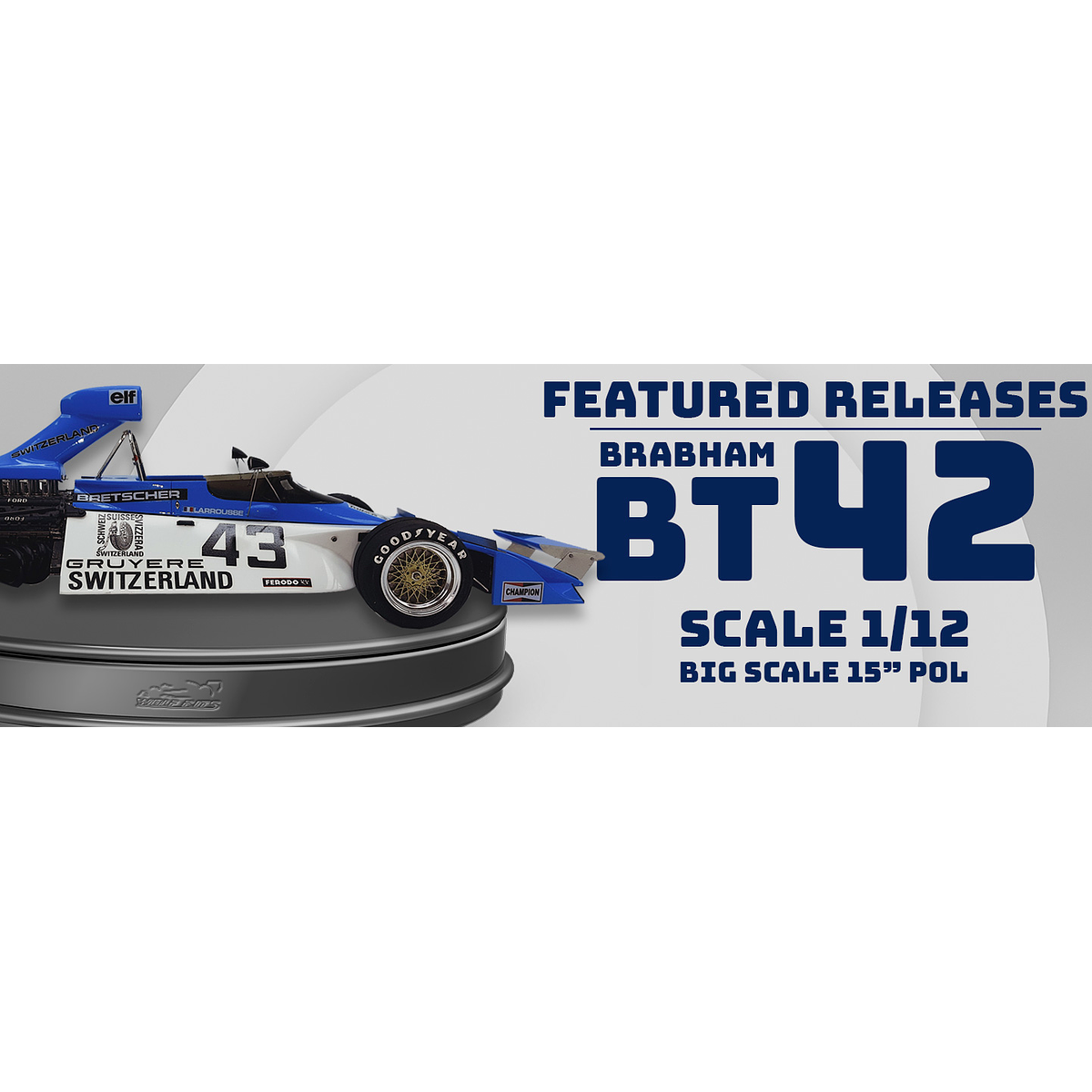 Brabham BT42 Big Scale 1/12 - Wolf kits