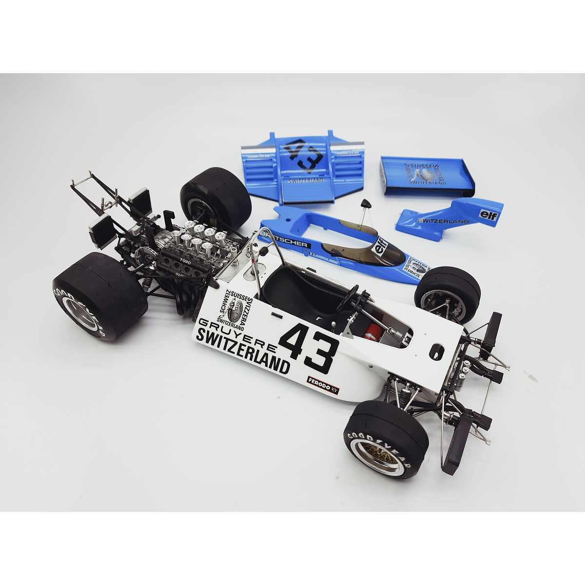 1/12 Big Scale Brabham BT42 - Belgium GP 1974 - F1 Resin kit