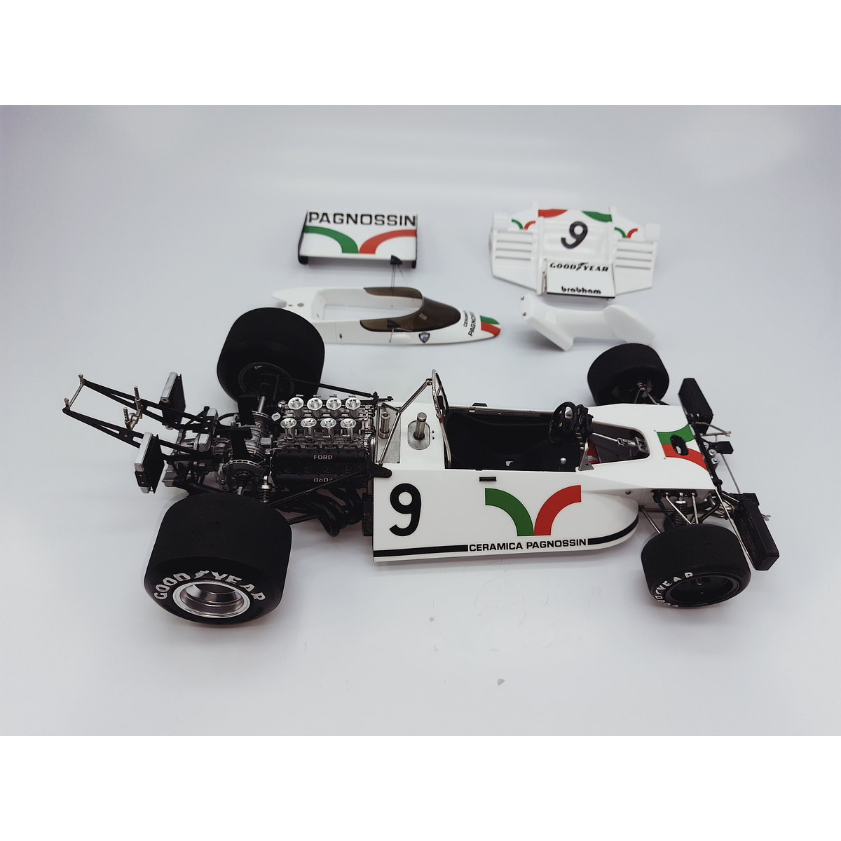1/12 Big Scale Brabham BT42 - USA GP 1973 - F1 Resin kit