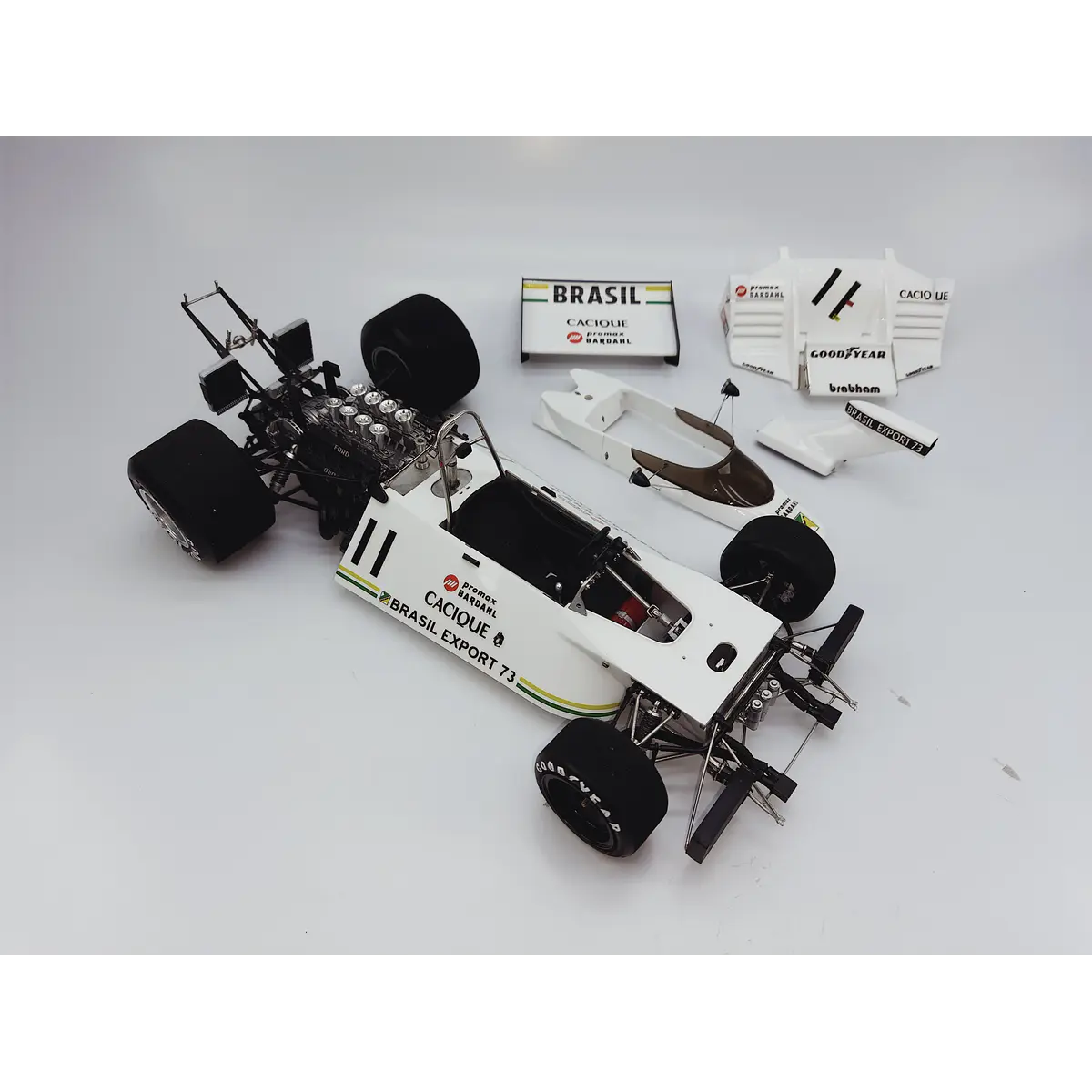 1/12 Big Scale Brabham BT42 - German GP 1973 - F1 Resin kit