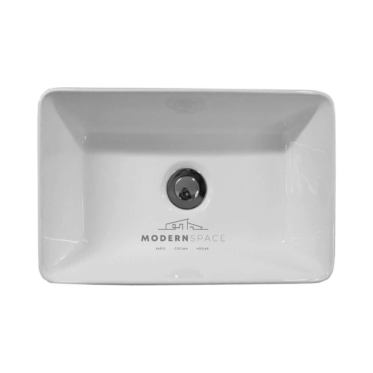 Lavamanos 37x24 Cm Sobreponer Rectangular