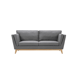 Sofá Cama Tres Cuerpos Alaska Gris