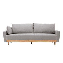 Sofá Cama Tres Cuerpos Alaska Gris