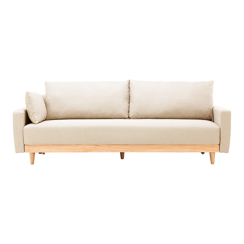 SOFÁ FUTÓN TRES CUERPOS FLORIDA MARFIL