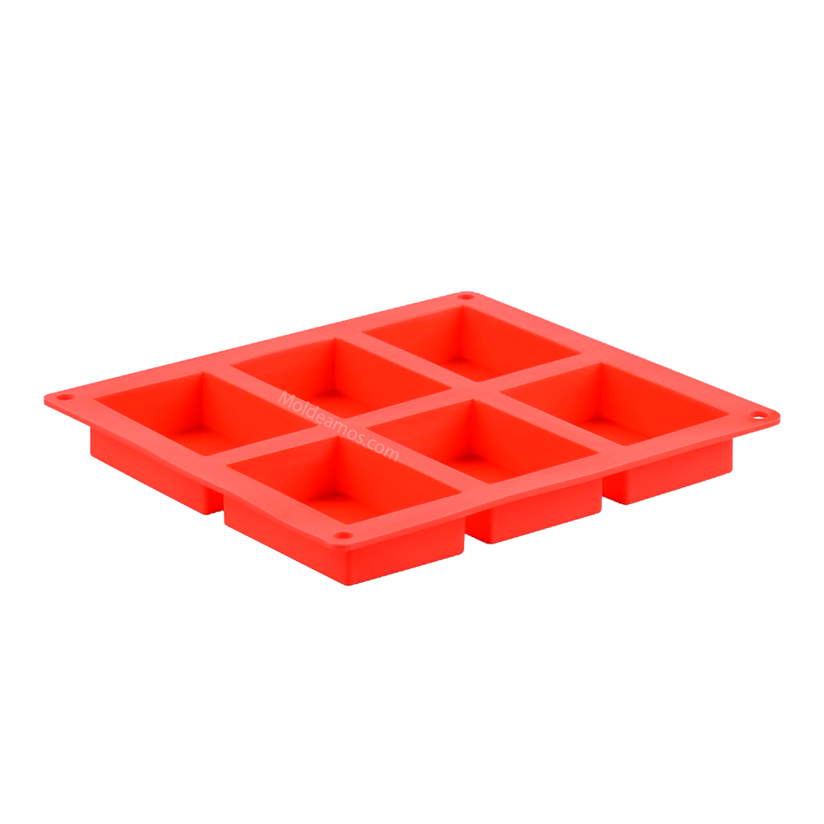 Molde rectangular de silicona