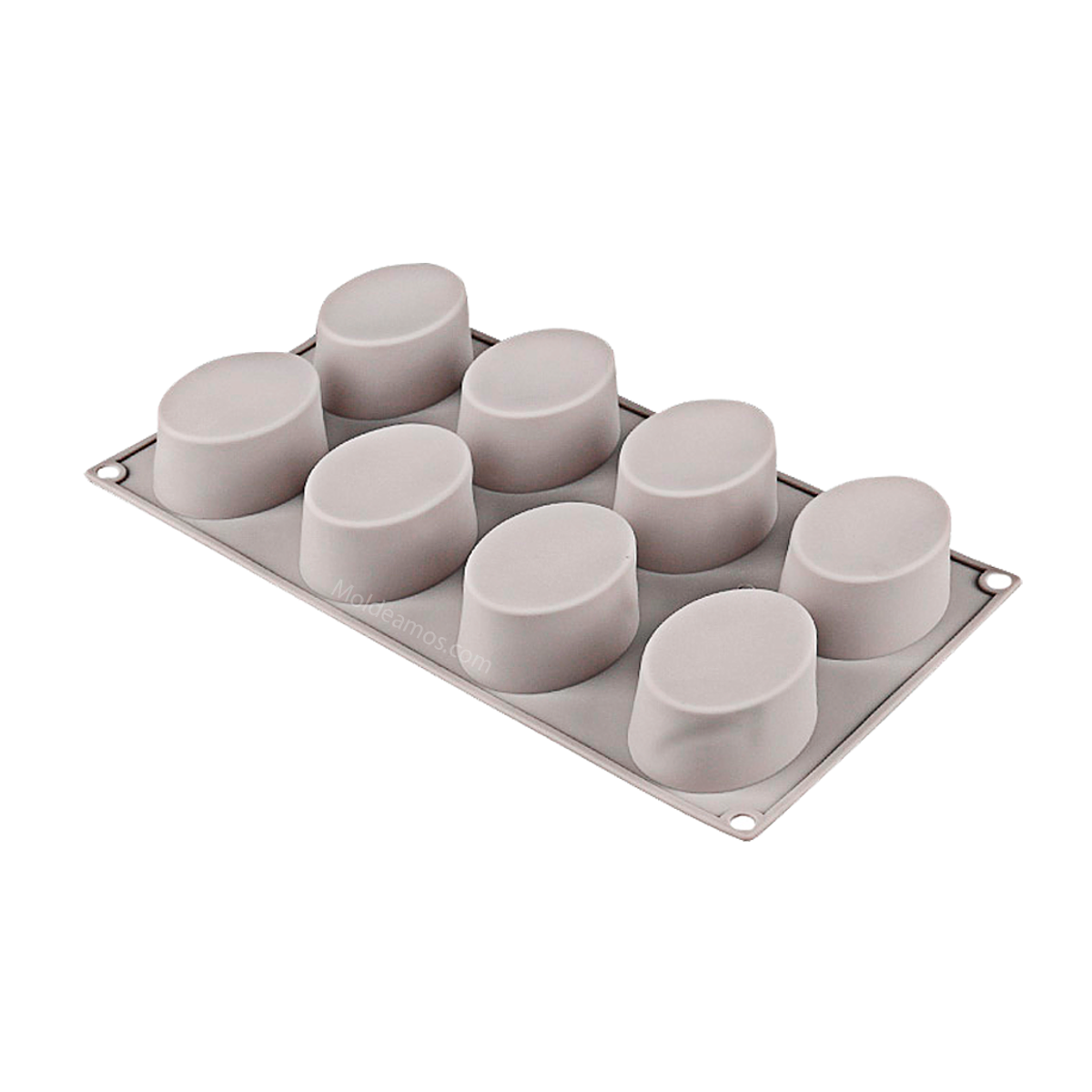 Molde ovalado alto fondo plano