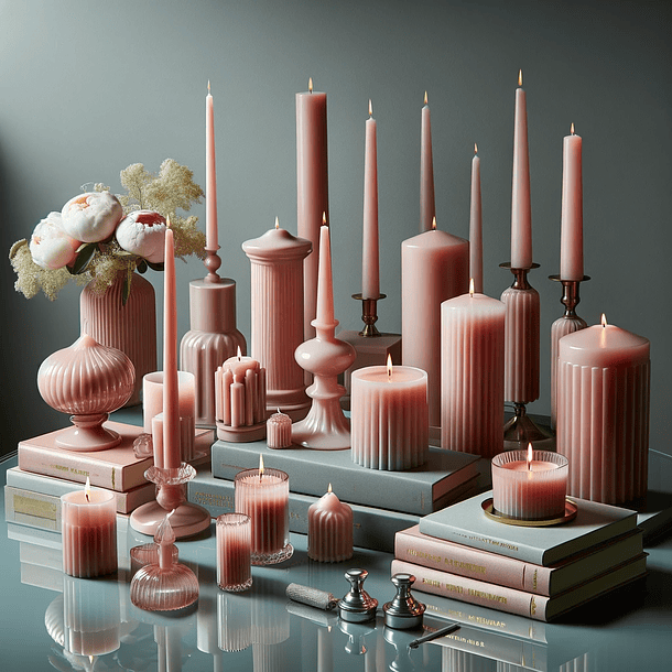 Colorante en chip Rosa Pálido para velas