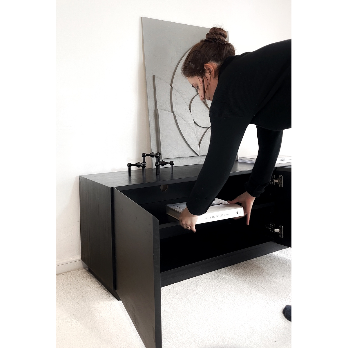 Rack Roma / tinte negro